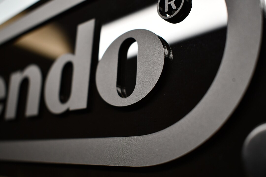 Nintendo Logo Wall Plaque Layered Sign Decor Super Mario - Etsy