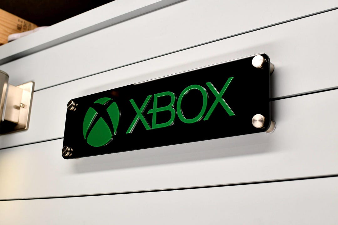 Xbox Logo Wall Plaque – Layered Acrylic Gameroom Decor - Etsy