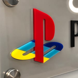 Playstation Logo Wall Plaque - Original Playstation, PS1, PSX, PS One ...