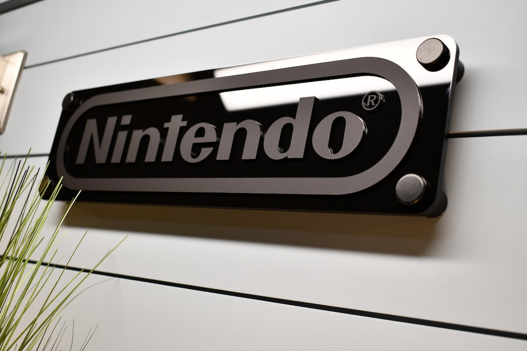 Layered Acrylic Nintendo Logo Wall Plaque – Gamer Room Decor - Etsy