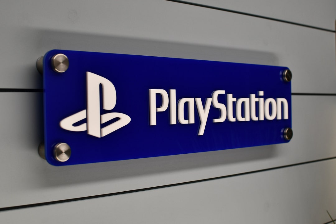NEW Playstation Logo Wall Plaque - PS3, PS4, PS5, Sign, Decor ...