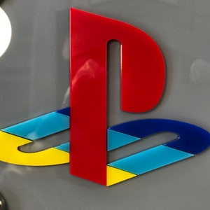 Playstation Logo Wall Plaque - Original Playstation, PS1, PSX, PS One ...