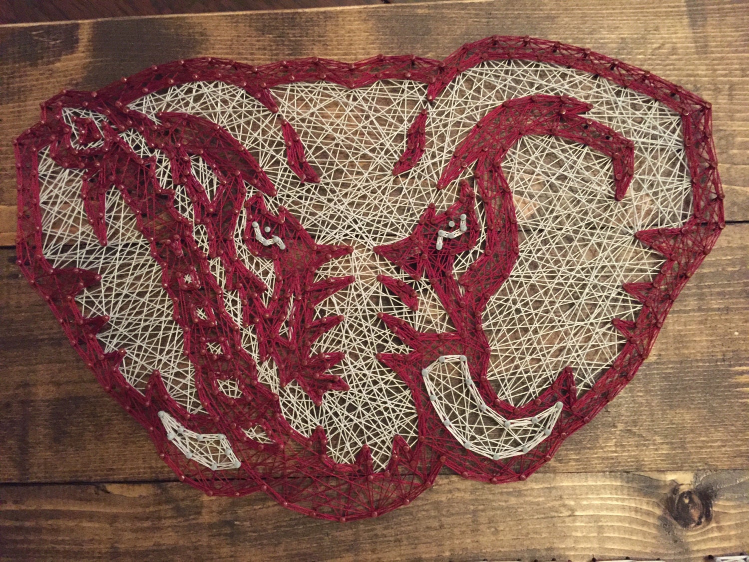Alabama Crimson Tide String Art roll Tide - Etsy