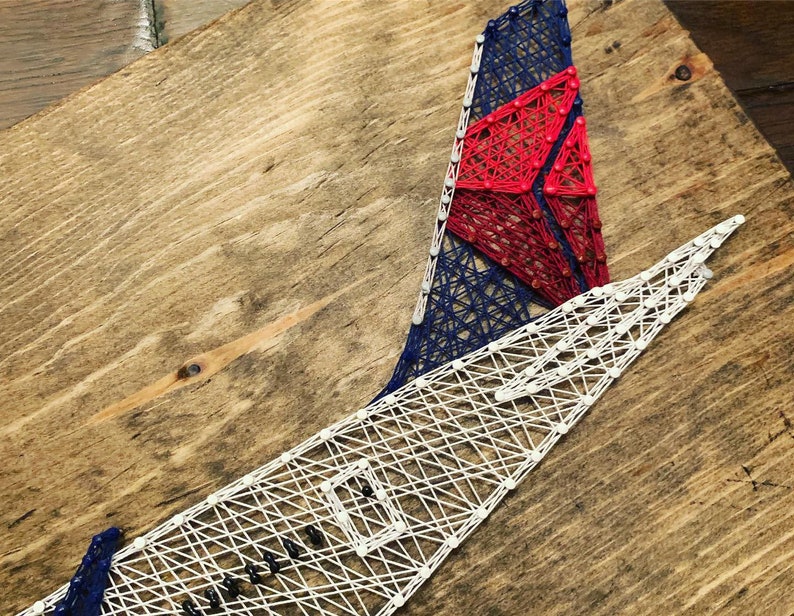 Delta Airbus A350 Airplane String Art Aviation - Etsy
