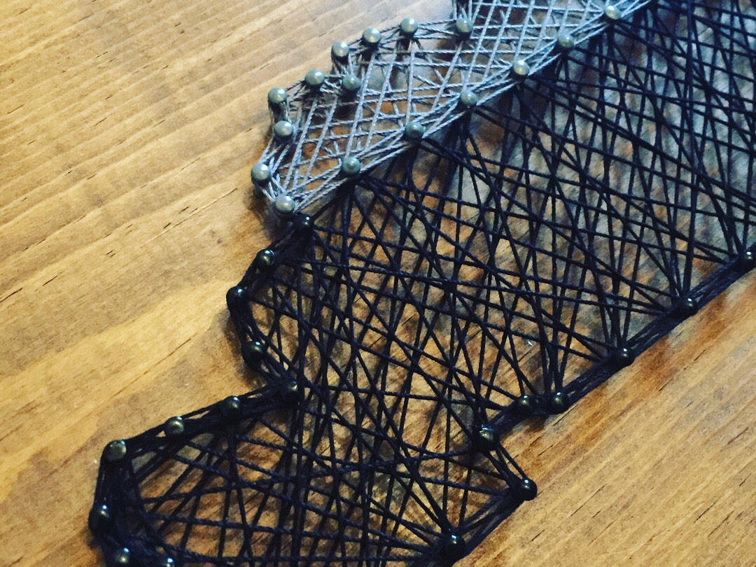 Thin Gray Line KY State Police String Art KSP Grey - Etsy