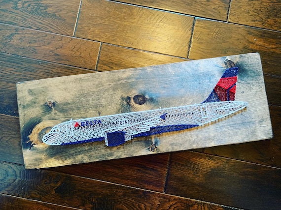Delta Airbus A320 Airplane String Art Aviation - Etsy