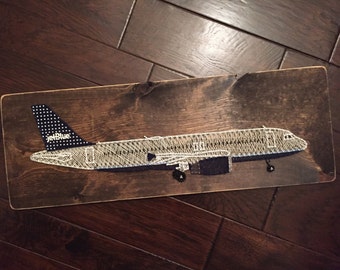 Airplane String Art - Etsy