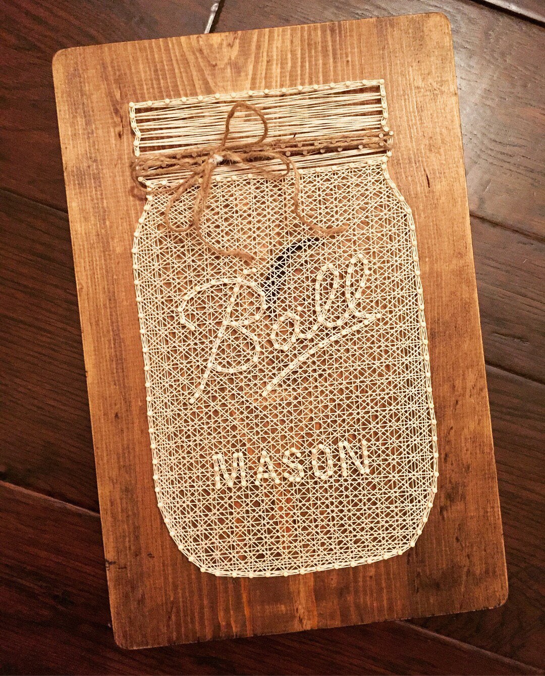 Ball Mason Jar String Art - Etsy