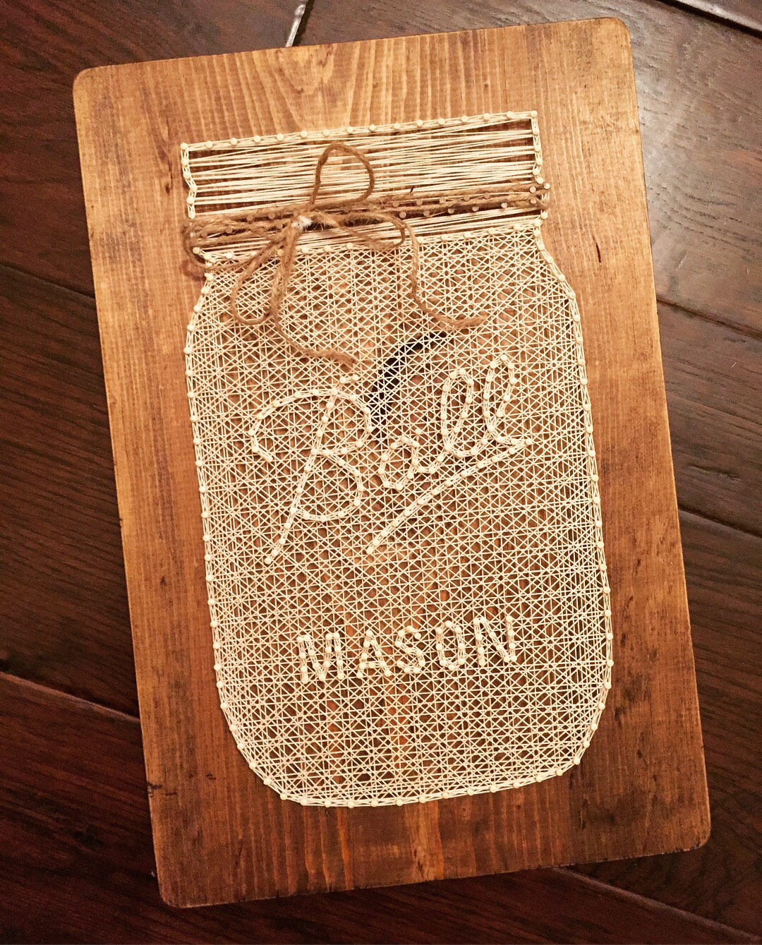Ball Mason Jar String Art - Etsy