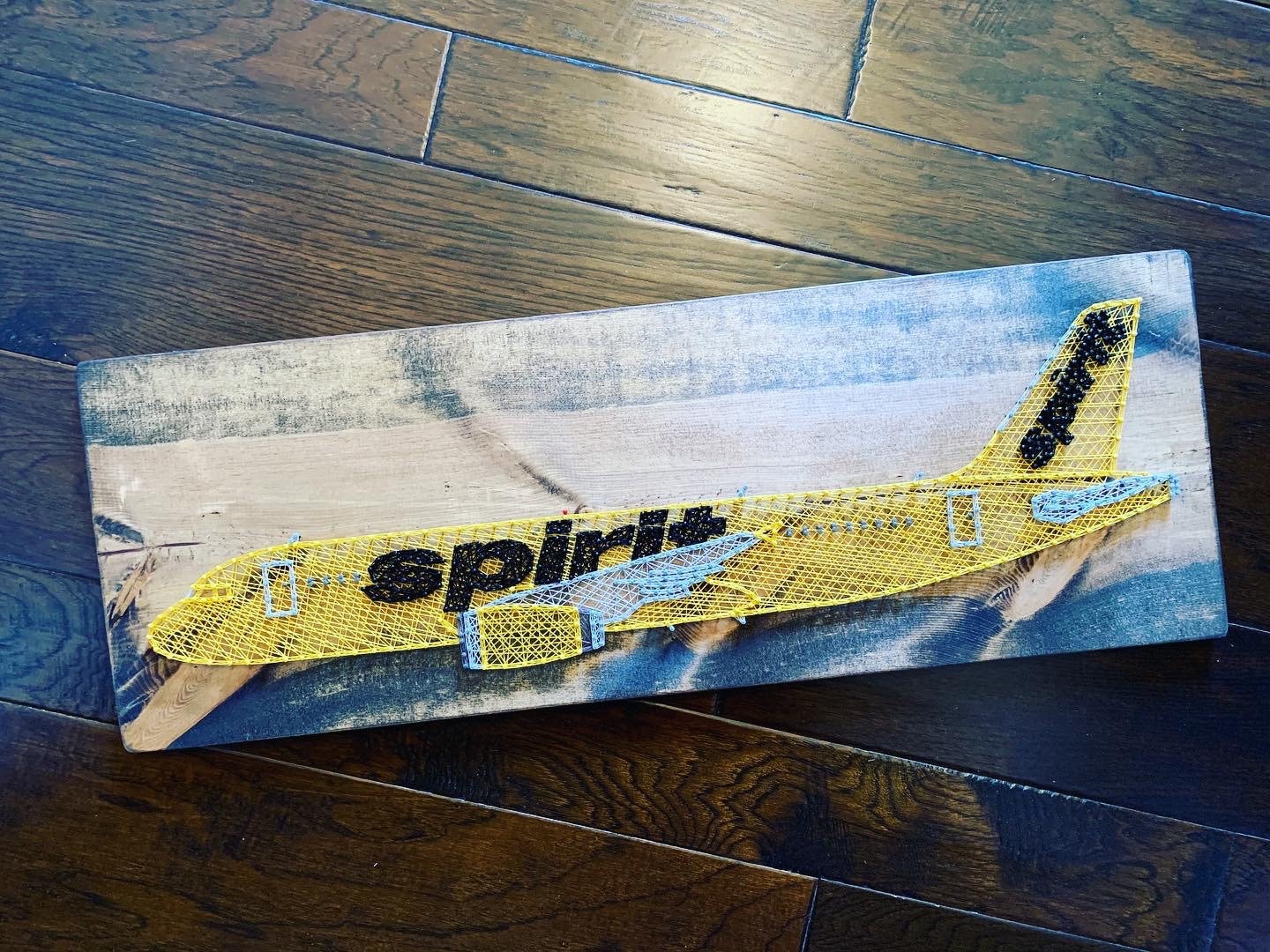 Spirit Airlines A320 Airplane String Art - Etsy