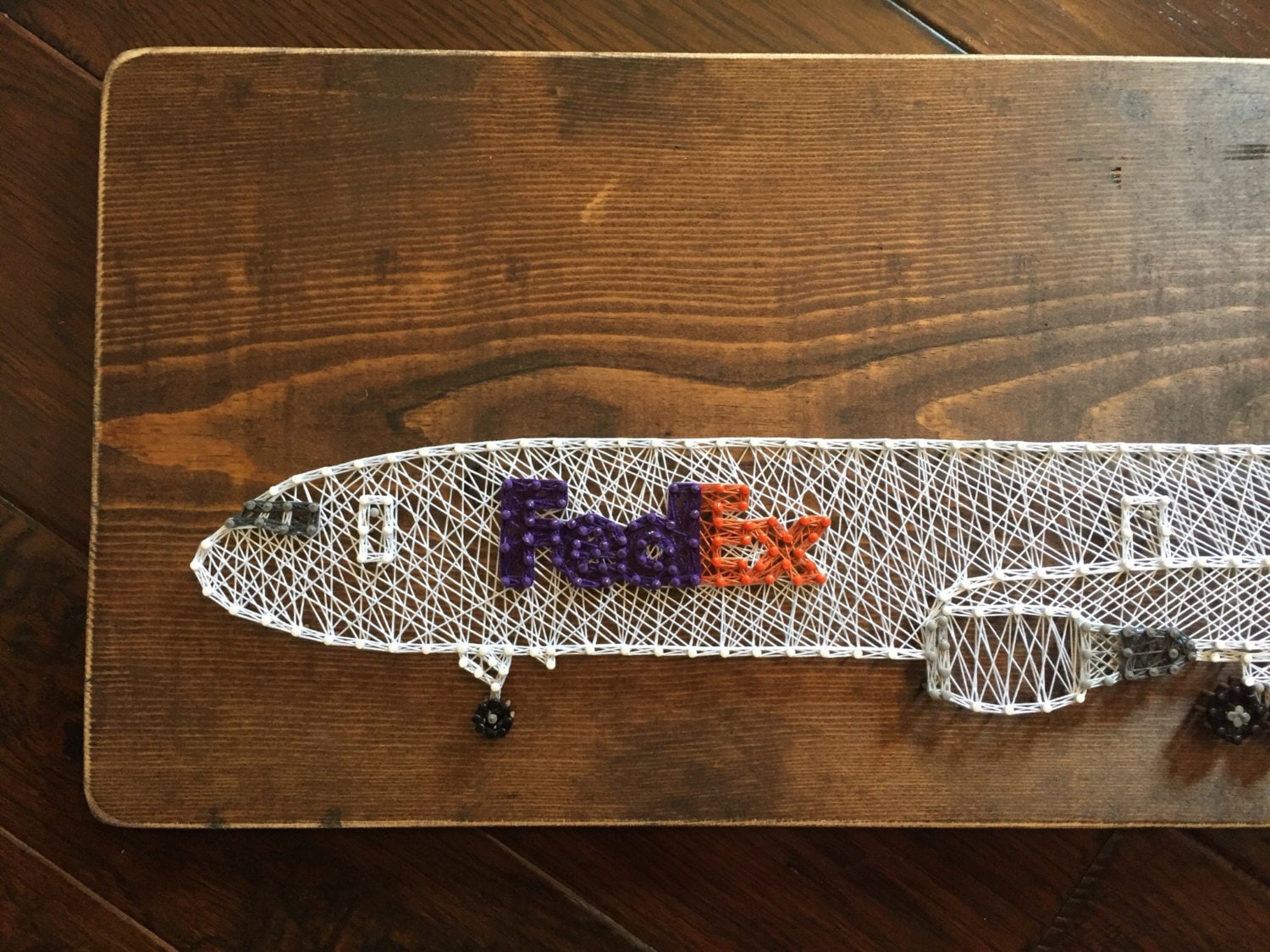 Fedex MD-11 Airplane String Art Aviation - Etsy