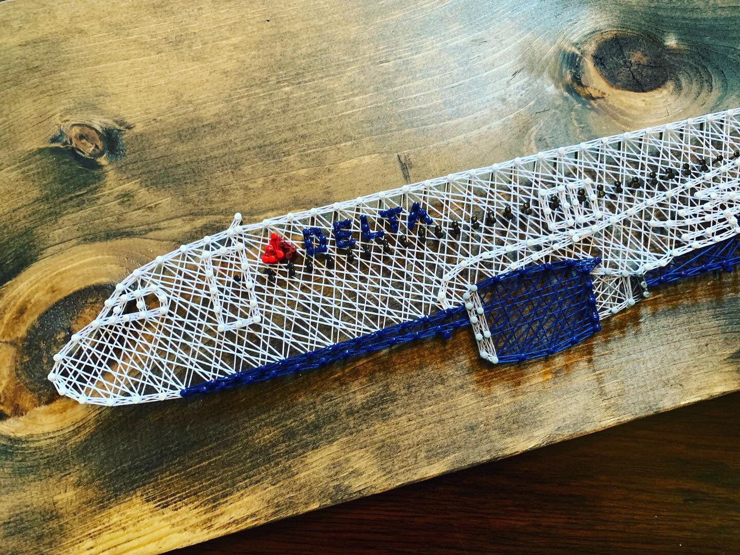 Delta Airbus A320 Airplane String Art Aviation - Etsy