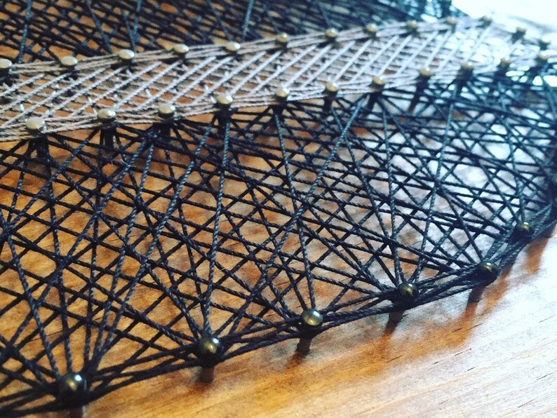 Thin Gray Line KY State Police String Art KSP Grey - Etsy