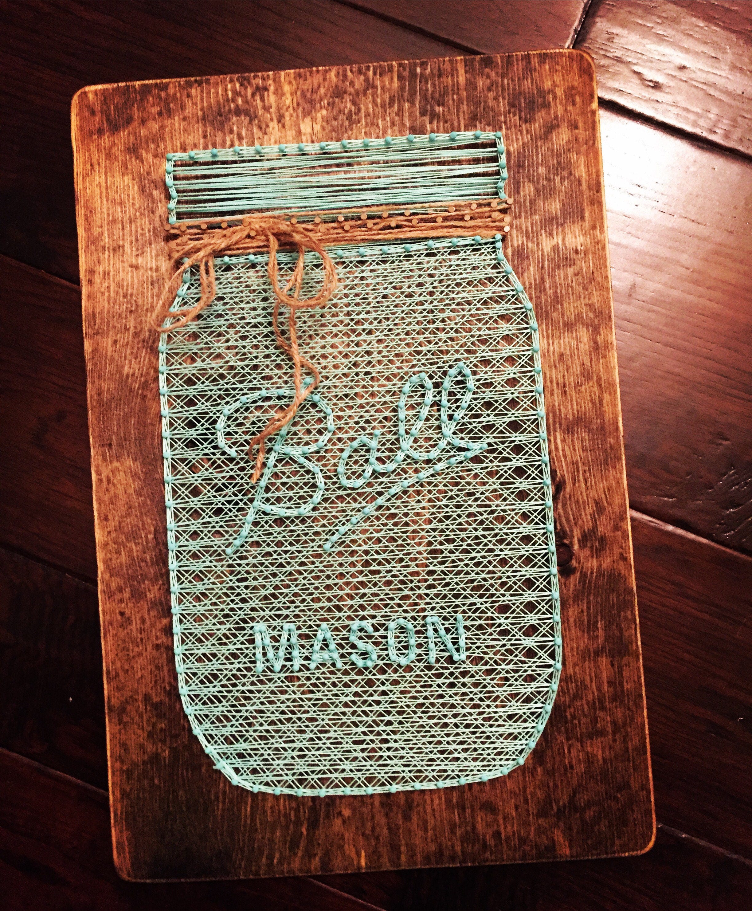 Ball Mason Jar String Art - Etsy