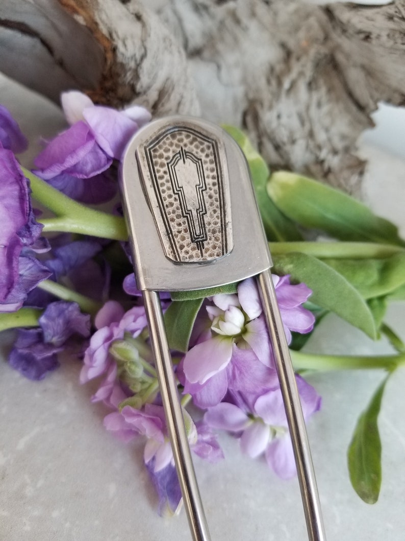 Safety Pin Keychain Made With SPOON Accent, Handmade, New Home Gift ...