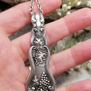 Pendant Spoon Necklace* Made From Vintage Silverware*handmade Gift Idea ...