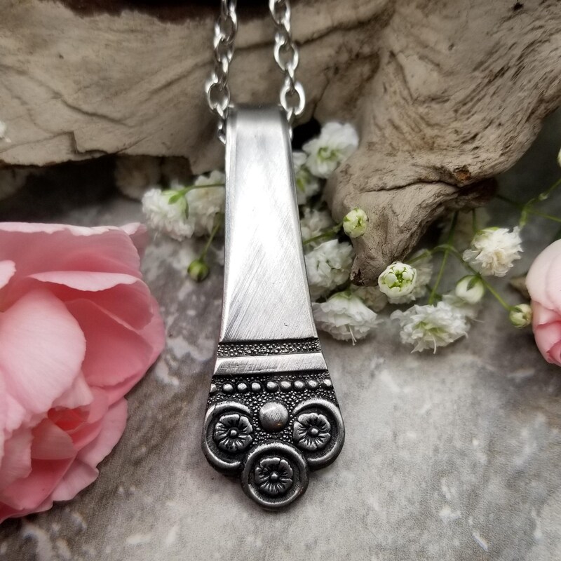 Silverware Necklace - Etsy