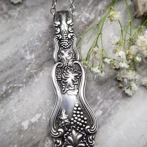 Pendant Spoon Necklace* Made From Vintage Silverware*handmade Gift Idea ...