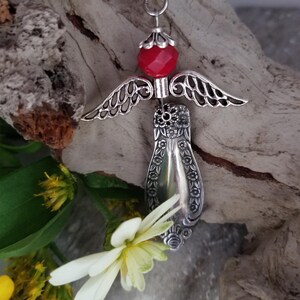 Silverware Spoon Angel Necklace* Made From VINTAGE Silverware* Angel ...