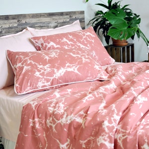 Marble Bedding Tie Dye Duvet Cover Set Queen Bedding King - Etsy