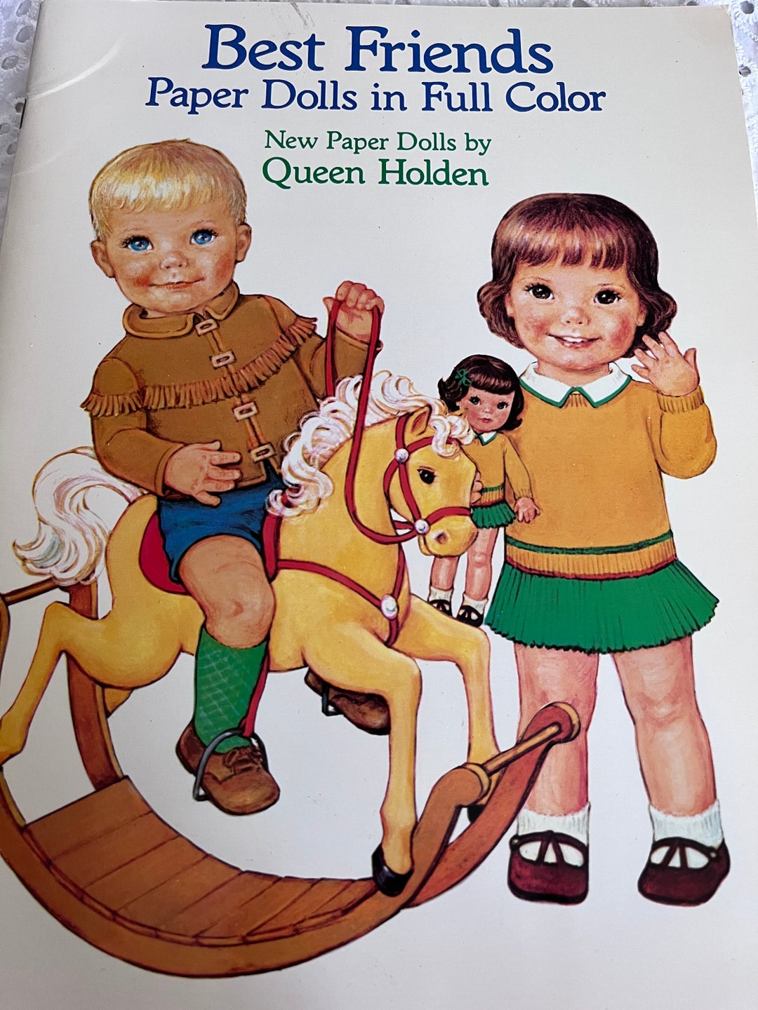 Vintage 80s Best Friendspaper Dolls in Full Color by Queen Holden Dover ...
