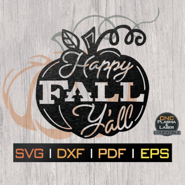 Happy Fall Yall - Etsy