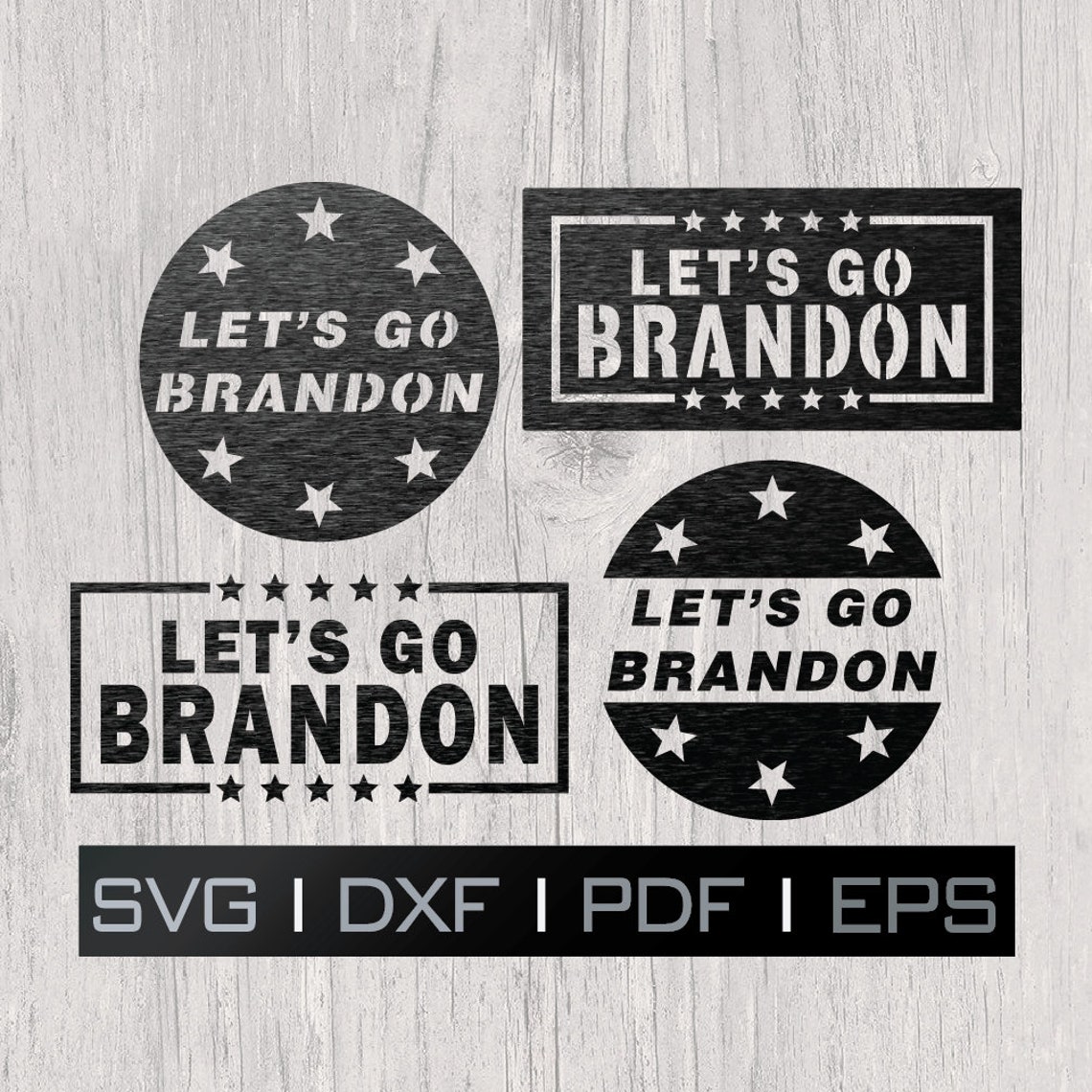 Let's Go Brandon | DXF SVG Plasma, Laser, Cnc File, Cricut, Silhouette ...