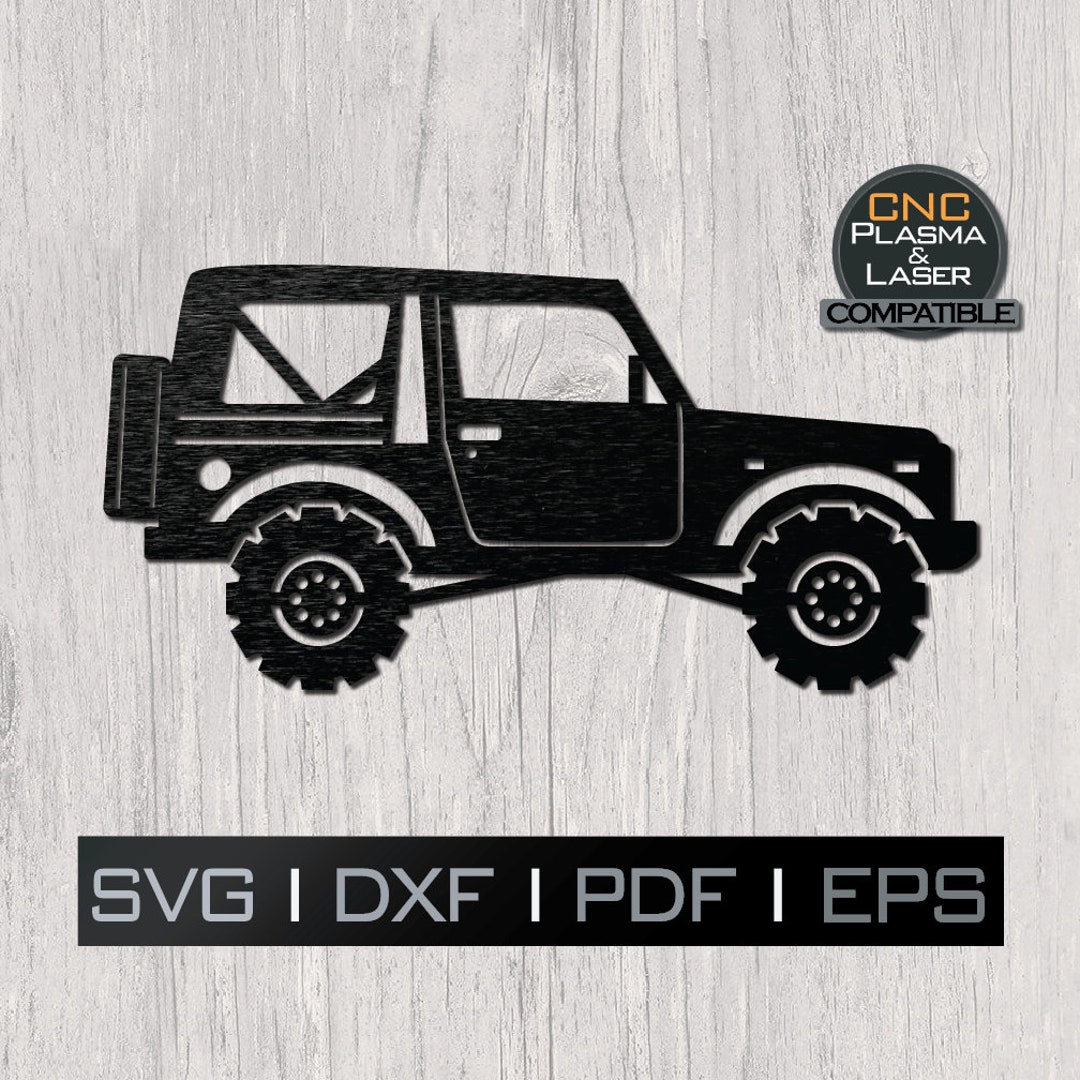Suzuki Samurai DXF SVG | CNC Plasma Laser Cut File (digital Download ...