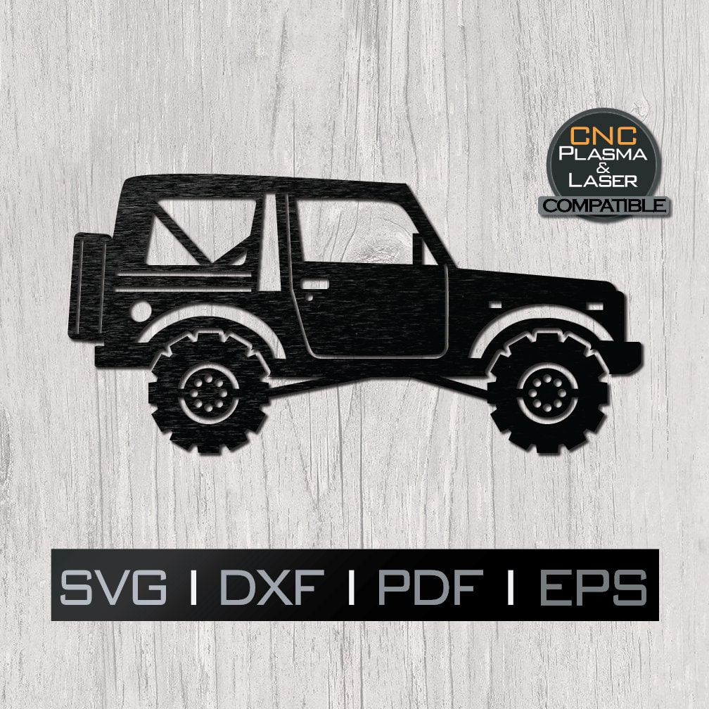 Suzuki Samurai DXF SVG Plasma Laser Cnc File Cricut - Etsy Canada