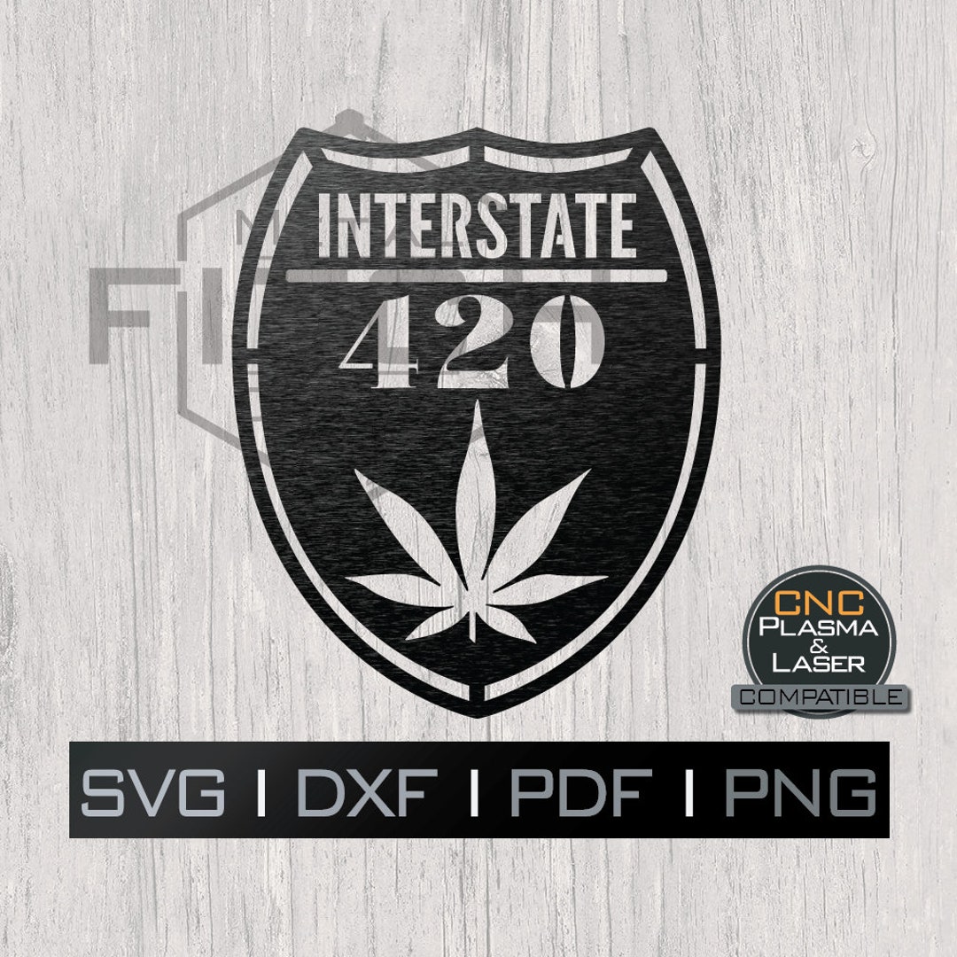 Interstate 420 | DXF SVG Plasma, Laser, Cnc File, Cricut, Silhouette ...