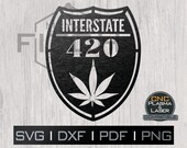 Interstate 420 DXF SVG Plasma Laser Cnc File Cricut - Etsy