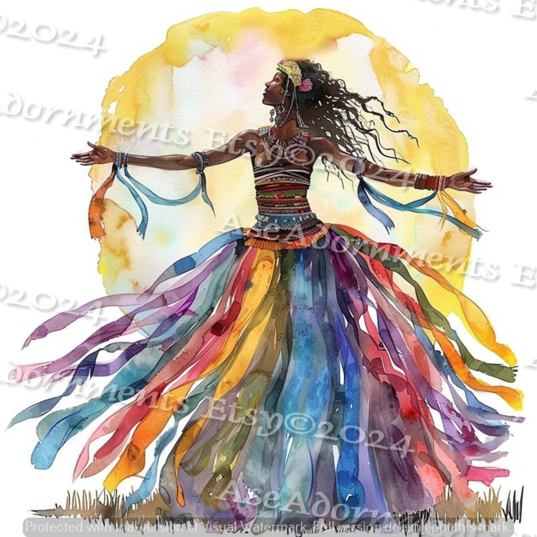 Oya Watercolor Vector PNG Digital Download Clip Art PNG Printable ...