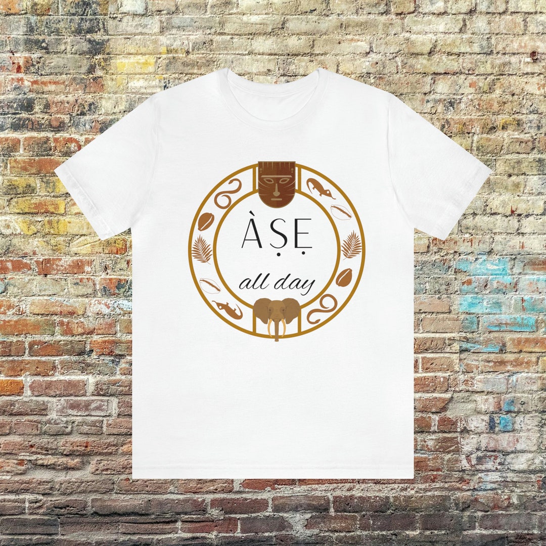 Ase All Day Opon Ifa Scoop Neck Unisex Jersey Short Sleeve Tee - Etsy