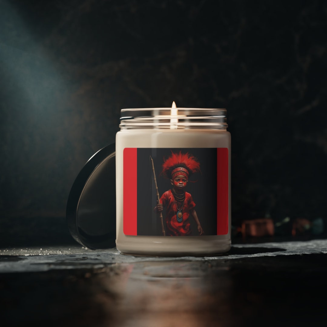 Eshu Echu Esu Altar Essential Oil Scented Soy Candle Santeria Ifa 9oz ...