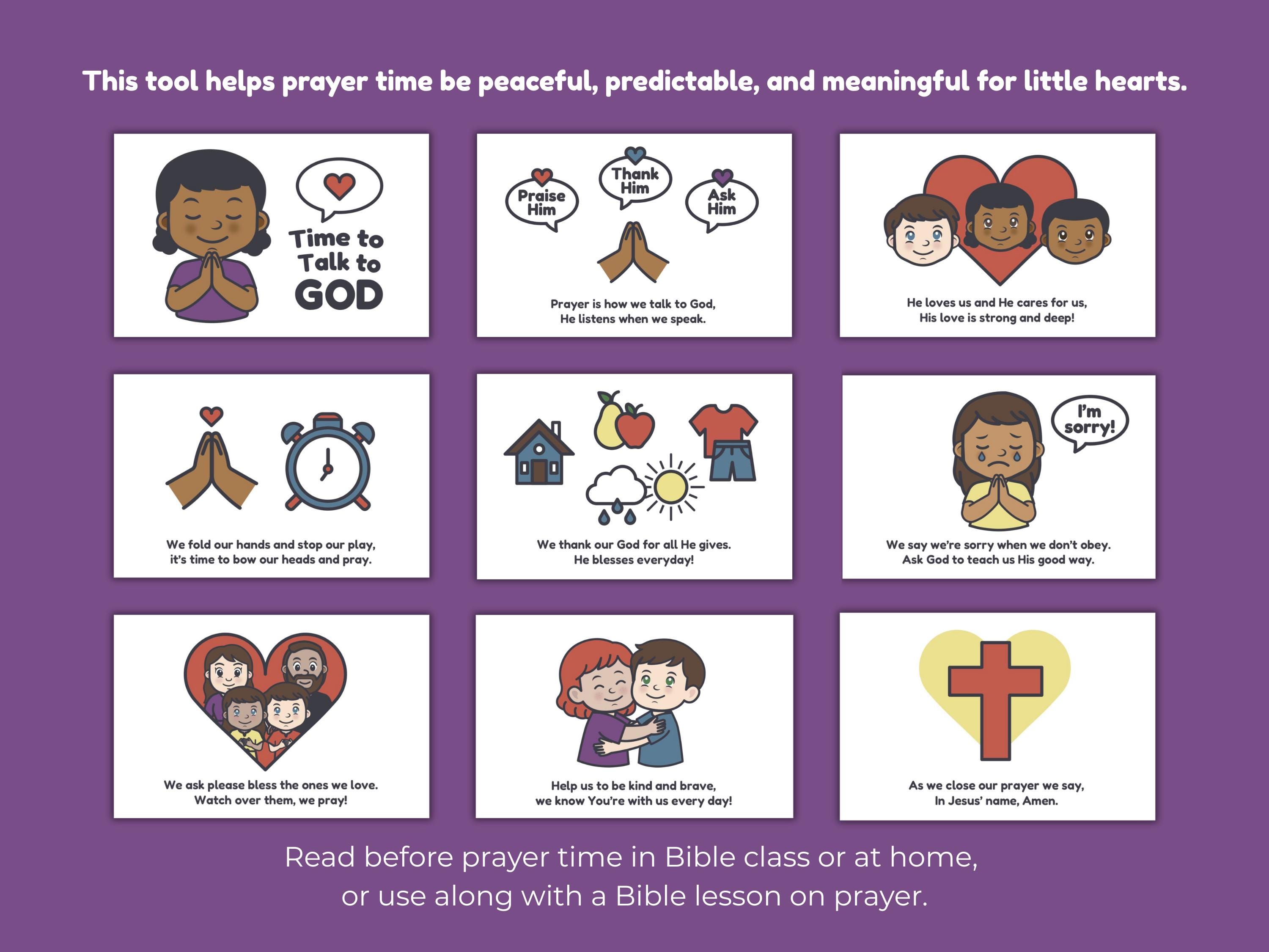 Prayer Kit for Kids: Flip Book, Songs, Activity Sheets (PDF) - Etsy