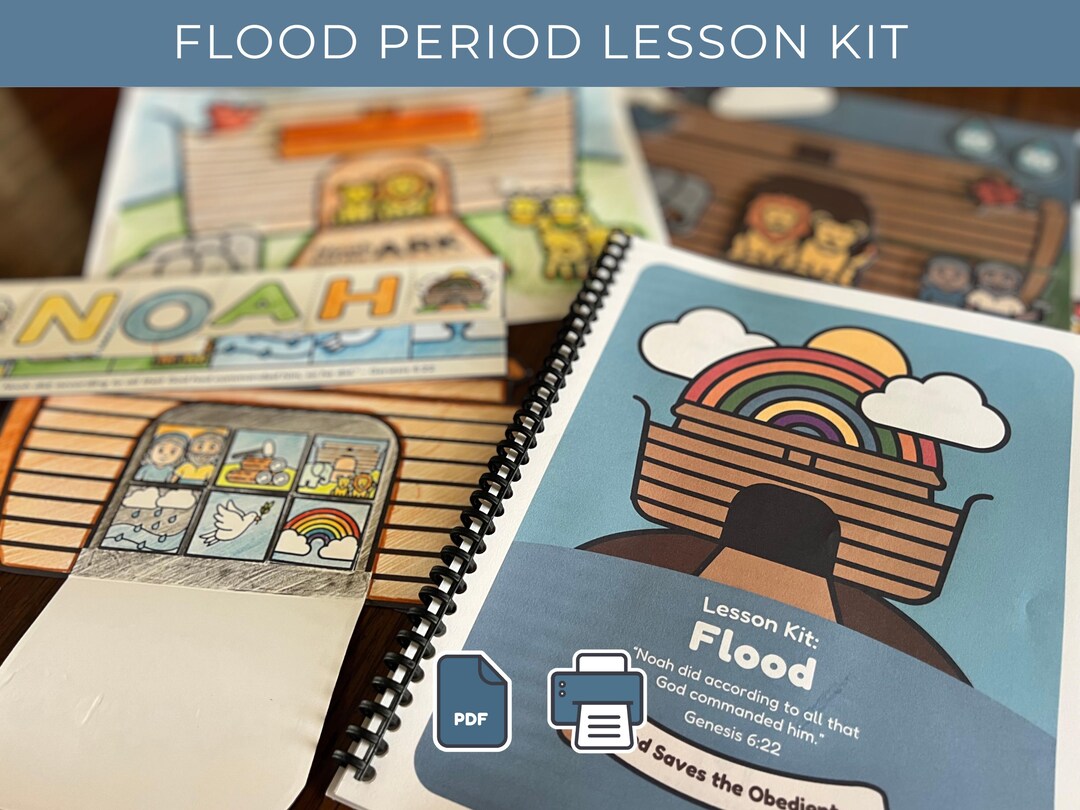 Bible Lesson Kit: Flood Period | Preschool - Early Elementary ...