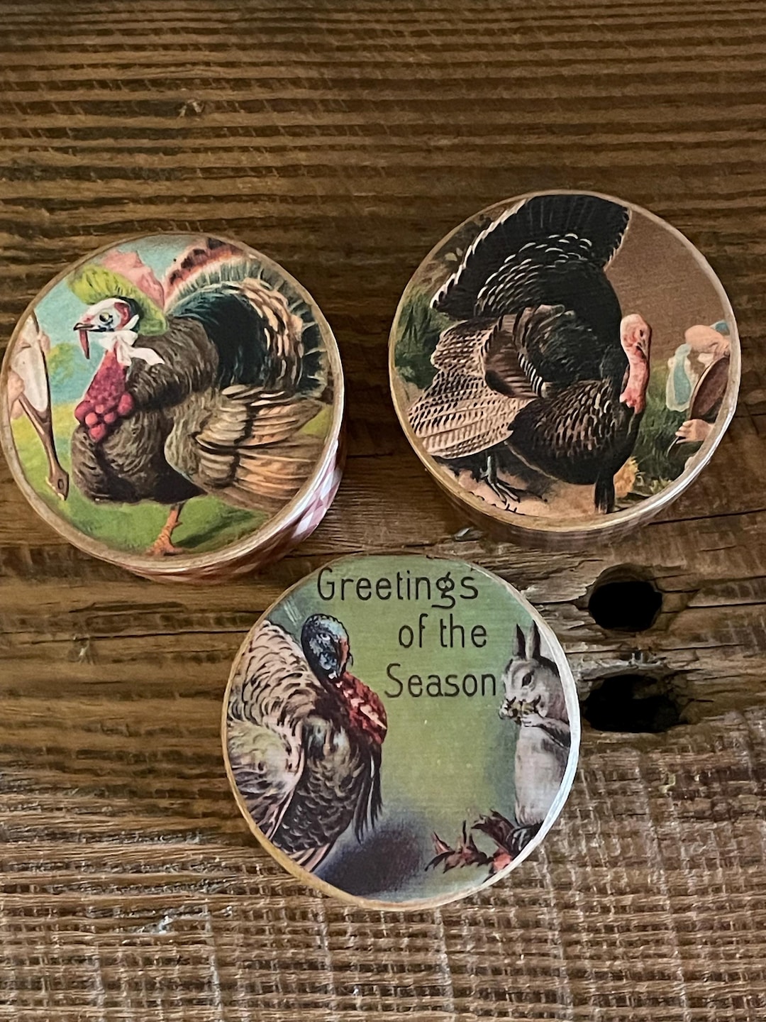 Turkey Boxes Set of 3 - Etsy