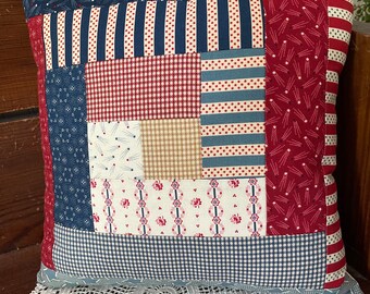 Decorative Pillow One of a Kind Pillow, Handmade 15x15 Cushion, Log ...