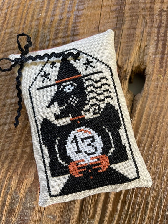 Miss Fortune Design by the Prairie Schooler. Cross Stitched | Etsy