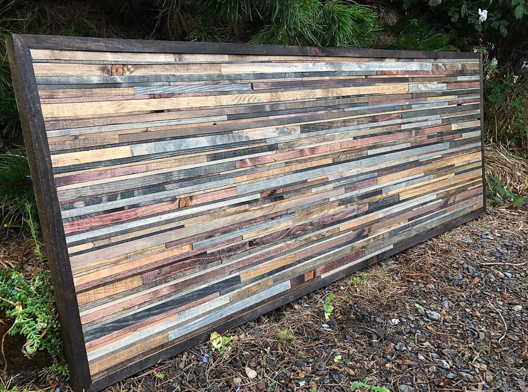 Rustic Modern Wood Wall Art - Etsy