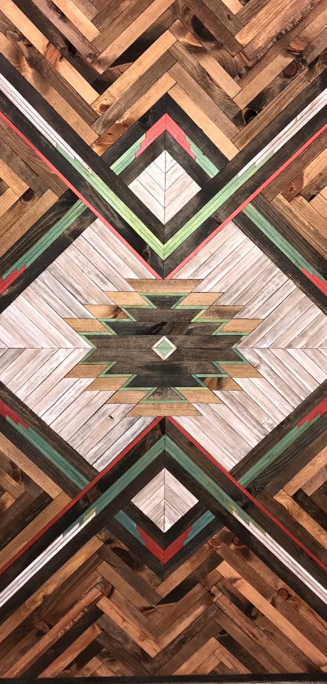 Rustic Aztec Barn Door - Etsy Australia