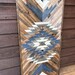 Navy Rustic Tribal Wood Wall Art - Etsy