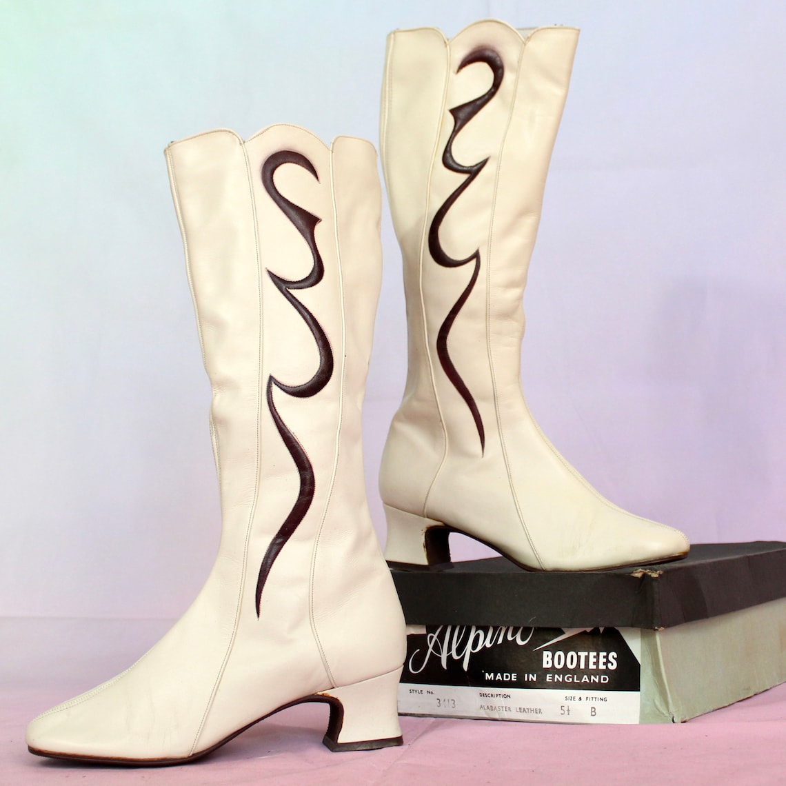 Vintage 60s Gogo Boots in Box - Etsy