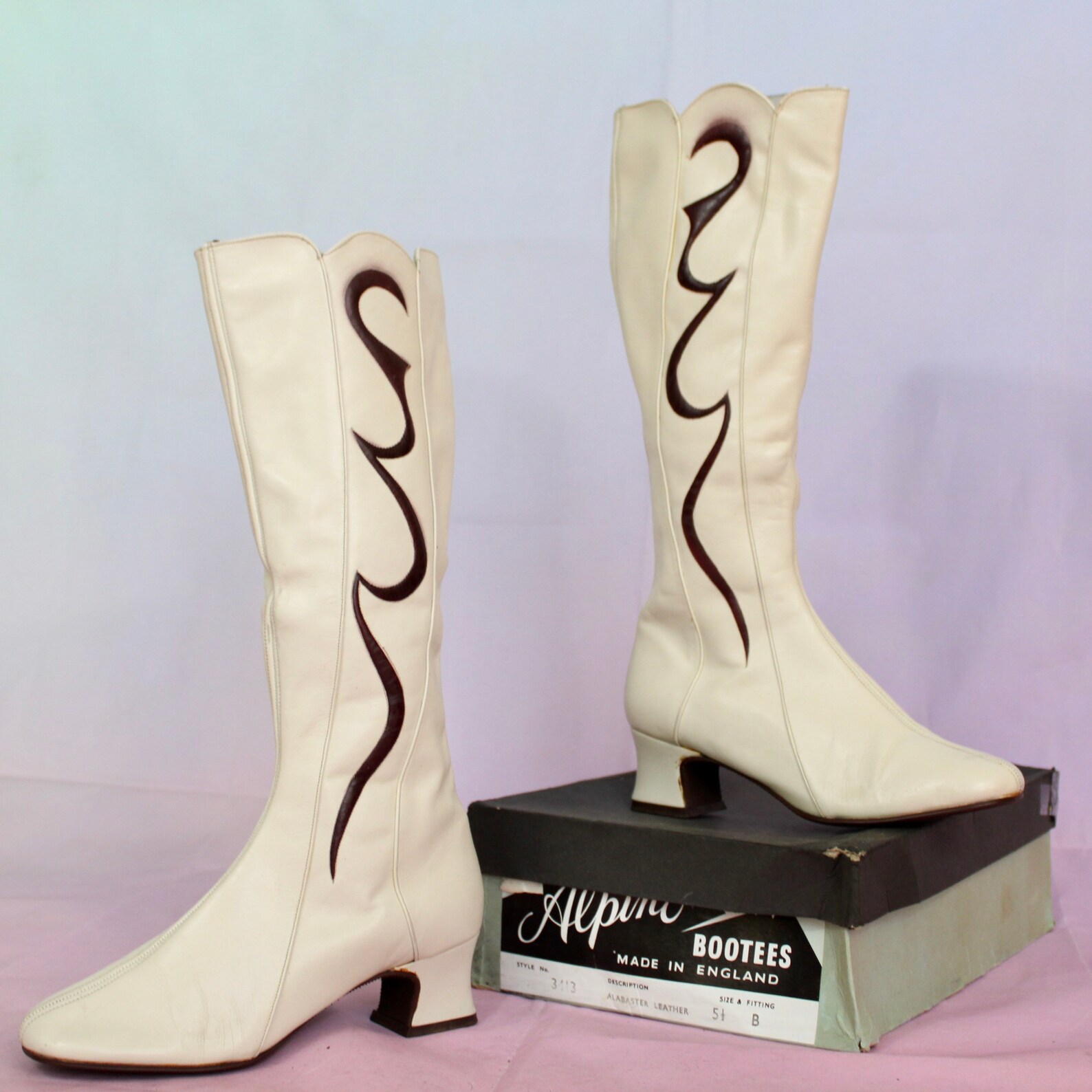 Vintage 60s Gogo Boots in Box - Etsy