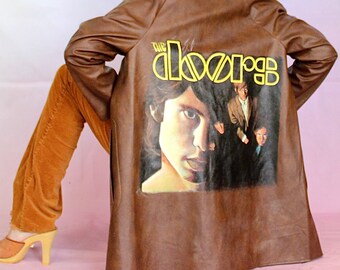Leather Jacket the Doors - Etsy
