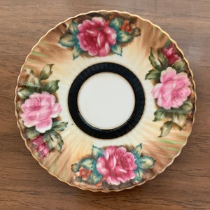 Vintage Hand Painted Lefton China Fluted Tea Cup and Saucer Set #975 ...