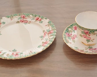 21 Pc Royal Stafford English Tea Set, Olde English Garden Tea Set ...