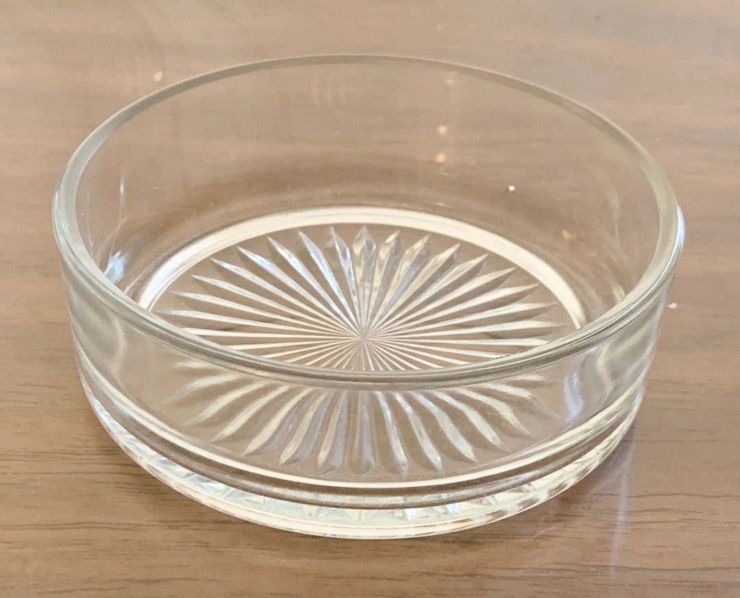 Vintage Small Glass Trinket Snack Nut Candy Dish Starburst Pattern - Etsy