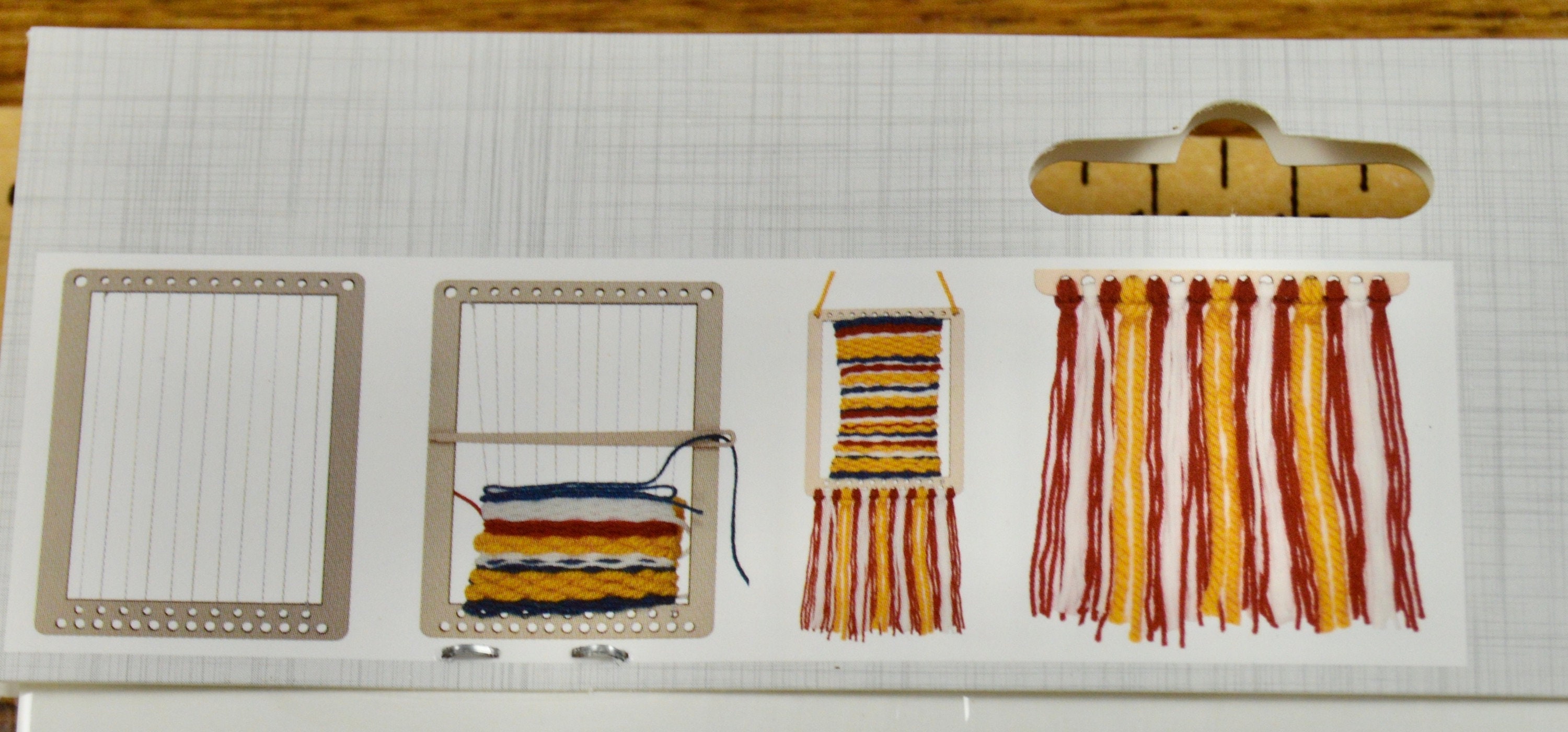 Small Weaving Loom & Accessories Trimits Lap Loom Wall Art | Etsy