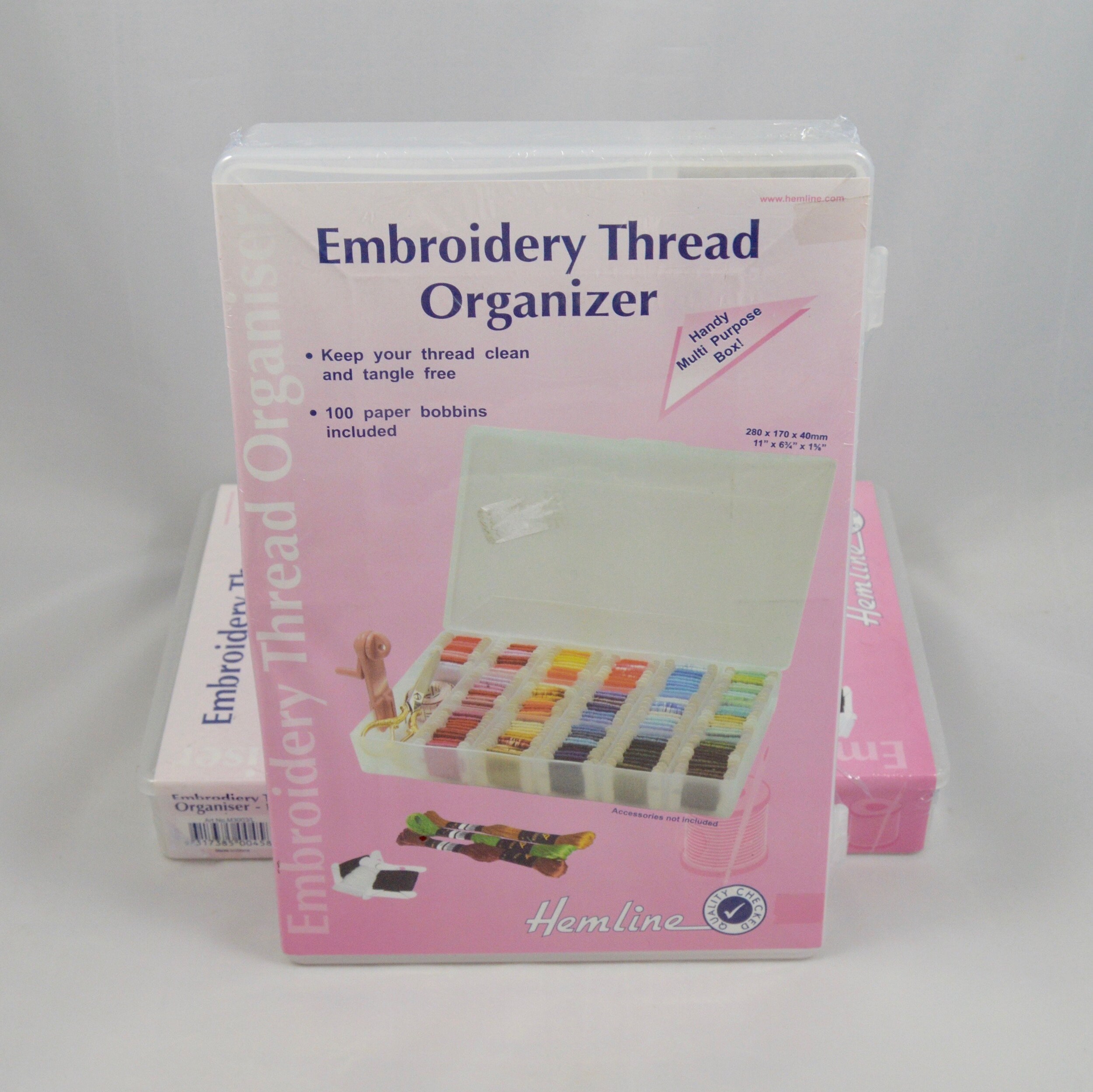 Embroidery Thread Floss Organiser Storage Boxes Three Sizes - Etsy UK